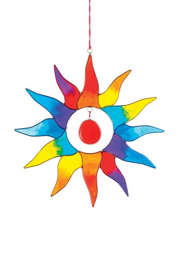 **Beautiful** Fair Trade Sun Rainbow Suncatcher 21 x 38 cm | eBay