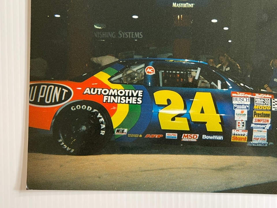 Jeff Gordon #24 **8x12** Photo (1993) - Dupont Racing Car At Show ...
