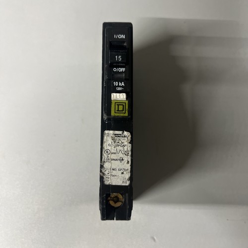Square D QO115PCAFI 1 Pole 15A 120V QOP Plug In Neutral Combination ...