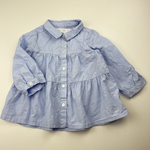 Girls size 0, Zara, lightweight cotton long sleeve shirt, EUC | eBay