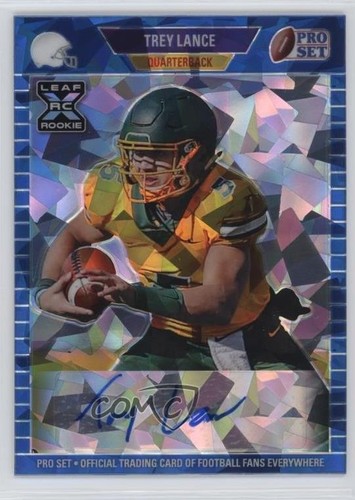 2021 Leaf Pro Set Metal 1989 Blue Crystals /35 Trey Lance #PA-TL2 ...