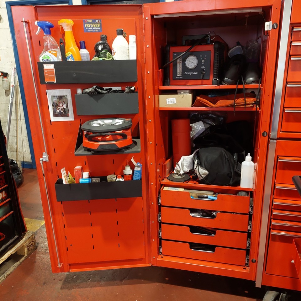 Snap On Side Cabinet With Lights Part Number For The Cabinets Is KRL7012APBO | eBay UK