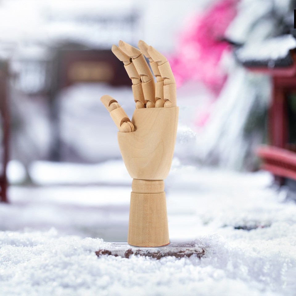 Wooden Hand Model Movable Joint Puppet Hand for Drawing Sketching ...