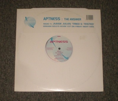 Aptness: The Answer / Amazon Feeling~1999 Trance~UK IMPORT~FAST ...