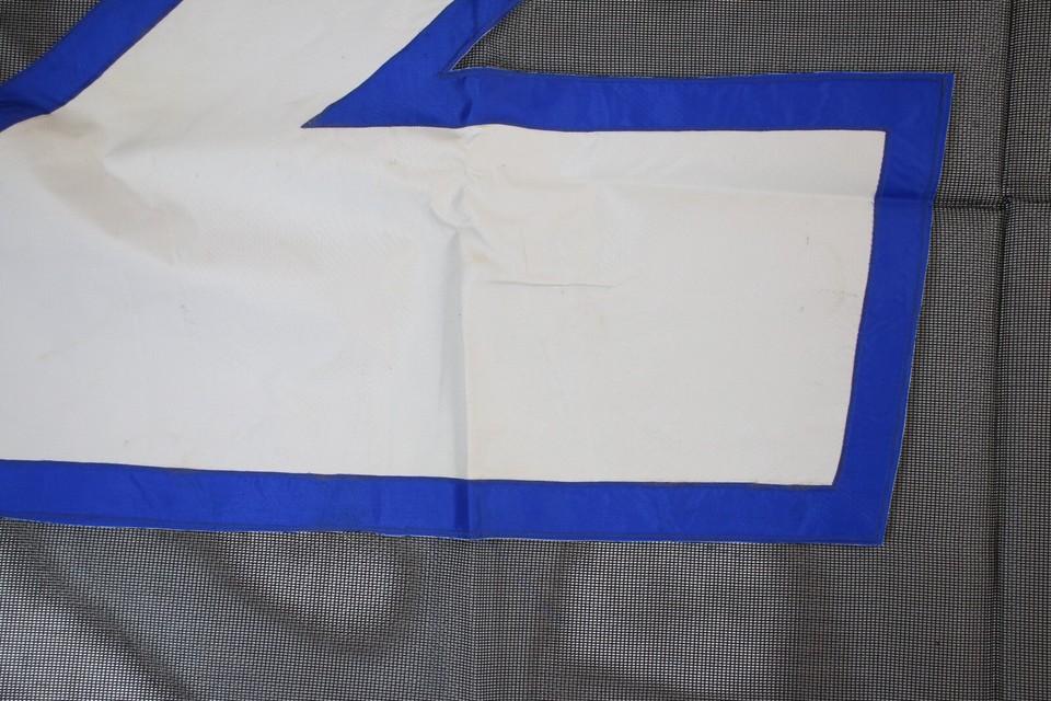 Large NASCAR racing banner mesh flag infield nylon number #27 car | eBay