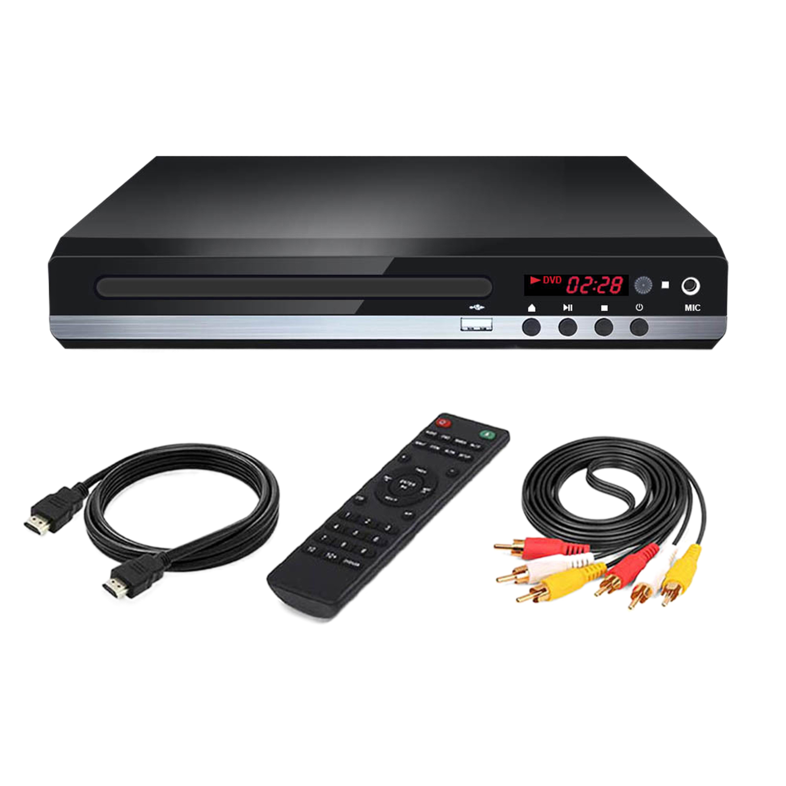 Vcd Player 2.1 Stereo Sound Effect Av Output Home Dvd Player Box ...