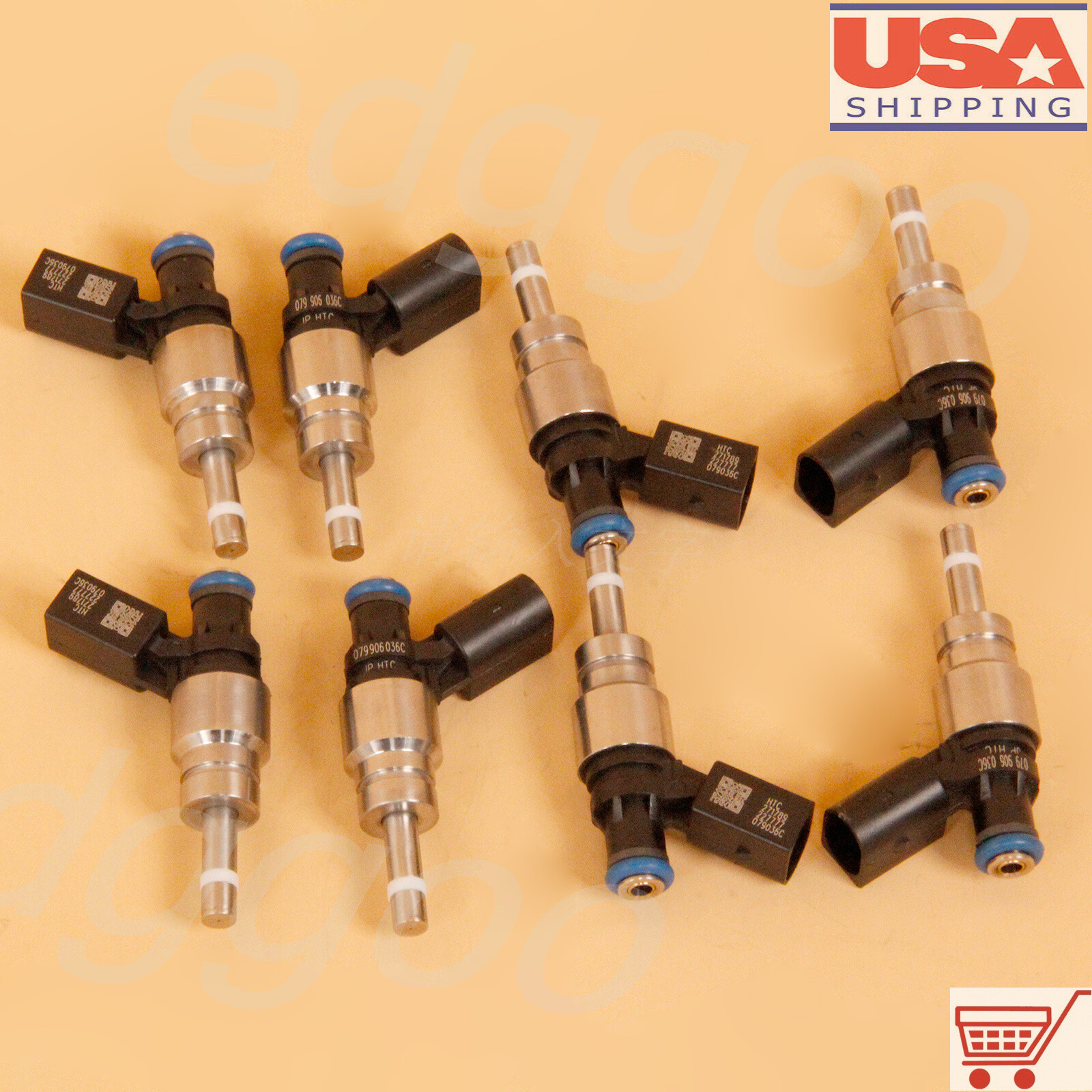 8PCS Genuine Touareg A6 A8 R8 Q7 S5 Fuel Injector Hitachi 079906036C | eBay