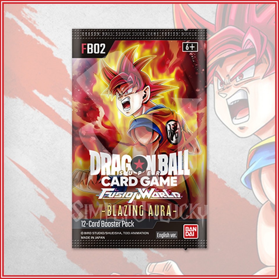 DRAGON BALL SUPER FUSION WORLD CHOOSE YOUR BOOSTER PACK FB01 FB02 FB03 FB04 | eBay