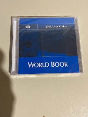 World Book Encyclopedia Standard Edition 2001 User Guide CD-ROM | eBay