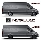 4 fits Sprinter Van 2007-2024 Black 16" Dual Wheel Simulators Dually ...