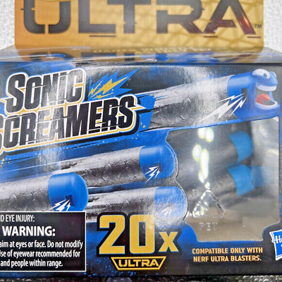NERF Sonic Screamers Nerf Gun Bullets - Box Of 20 (Blue Heads) | eBay