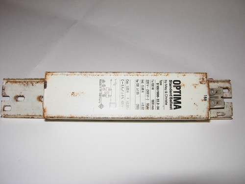 Vorschaltgerät 100 Watt OPTIMA Standart Ballast D100/1800 May & Christe ...