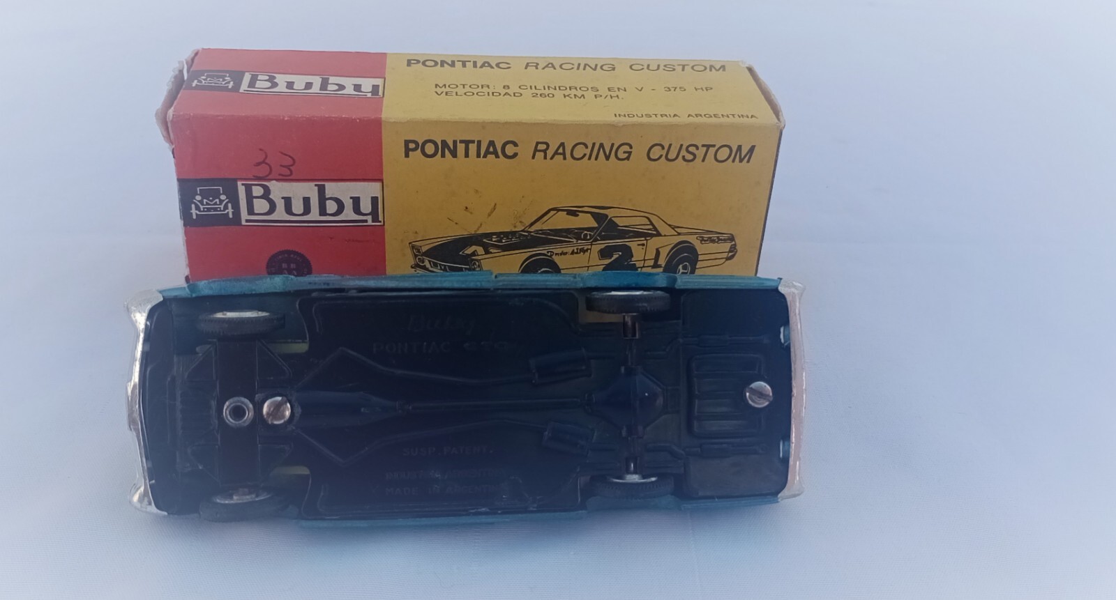 buby argentina diecast metal toy 1/43 pontiac gto | eBay