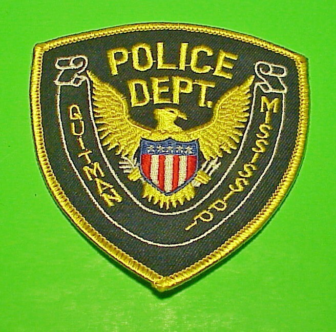 QUITMAN MISSISSIPPI MS 4 1/4" POLICE PATCH FREE SHIPPING!!! | eBay