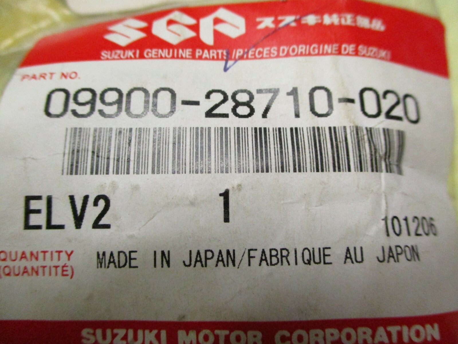 Suzuki OEM New connector 09900-28710-020 #4997 | eBay