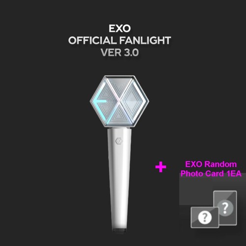 EXO OFFICIAL FAN LIGHT LIGHTSTICK VER 3.0 + Benefits + Free Traking Num ...