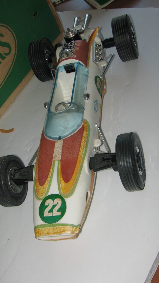 1970 Testors Indy 500 Tether Sprite Gas Powered Car With Original Box ...