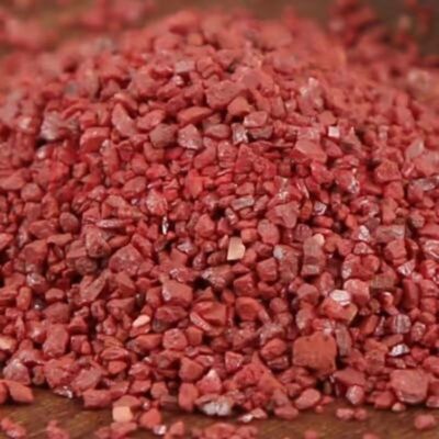 Genuine pure natural raw ore cinnabar stone raw stone particles Bottled ...