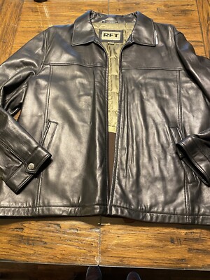 New Rainforest RFT 100% Genuine Lambskin Leather Jacket Mens XXL | eBay