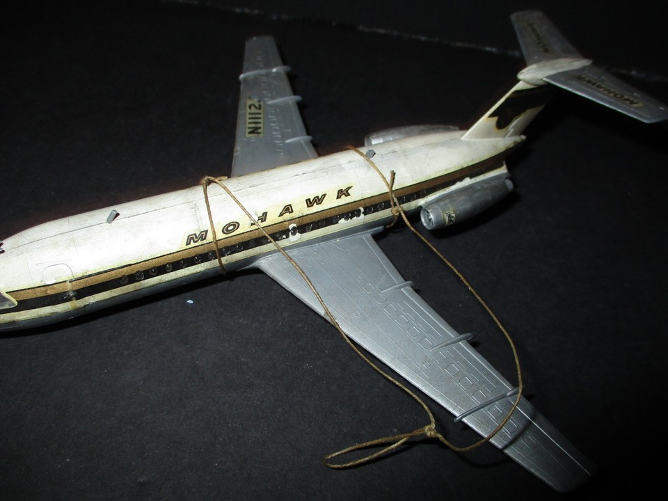 Vintage/Built/Plastic/Model(COMMERCIAL/MOHAWK/AIRLINES)1970's/Very/Nice ...