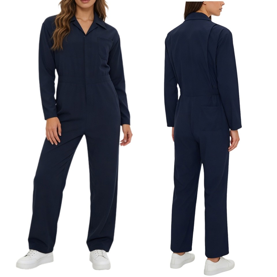 Women Workwear Carnival Coverall Rompers Uniform Office Jumpsuit Party ...