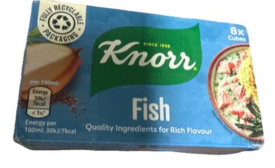 2 Pack Of Knorr Fish Stock Cubes 0.35 Ounce Pack of 8 British Culinary ...