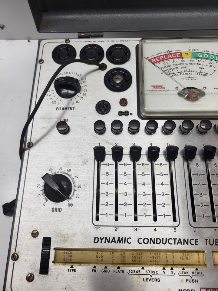 Eico Model 666 Dynamic Conductance Tube & Transistor Tester Testing | eBay