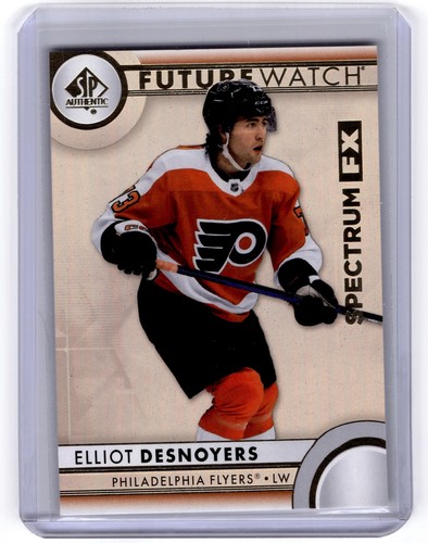 2023-24 SP Authentic Elliot Desnoyers Spectrum FX Rookie Philadelphia ...