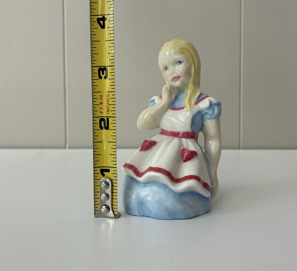 Rare Vintage Royal Worcester Alice Figurine 3608 Doughty Figure | eBay