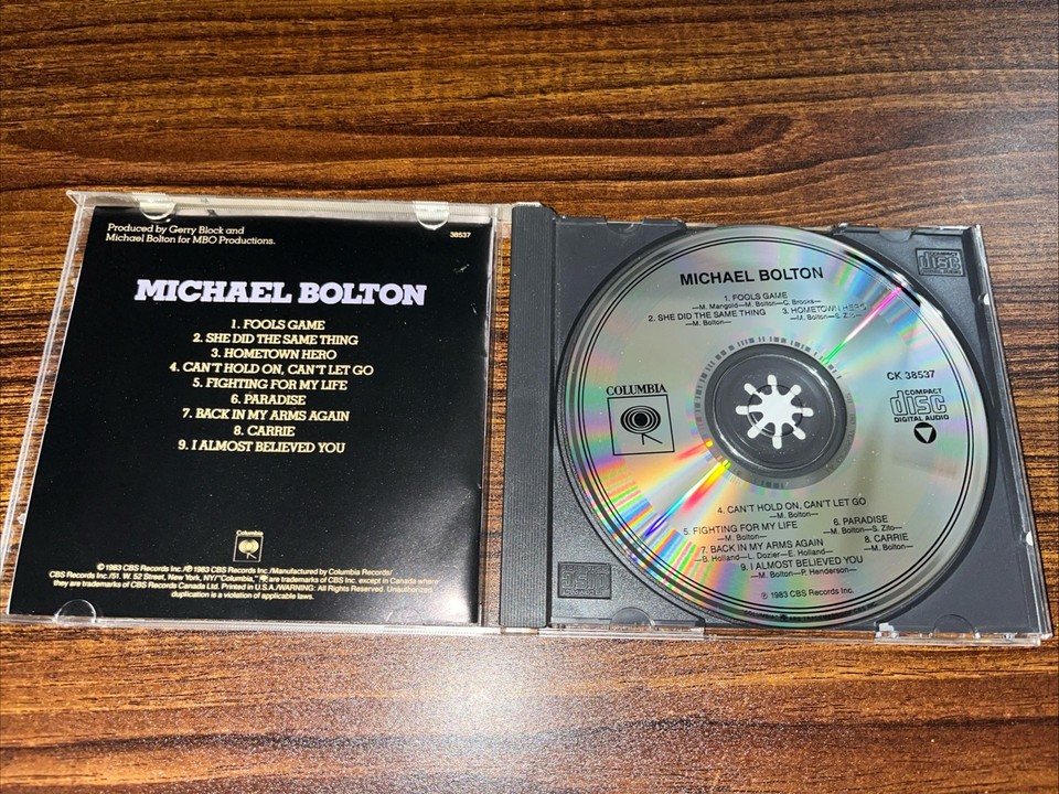 Michael Bolton [1983] by Michael Bolton (CD, Sep-1988) RARE ...