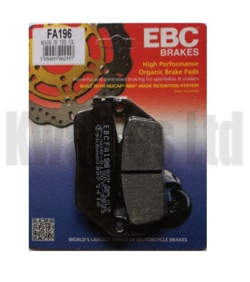EBC Front Brake Pads FA196 for Honda NC750X NC750 XAE-XAP ABS 2014-2023 ...