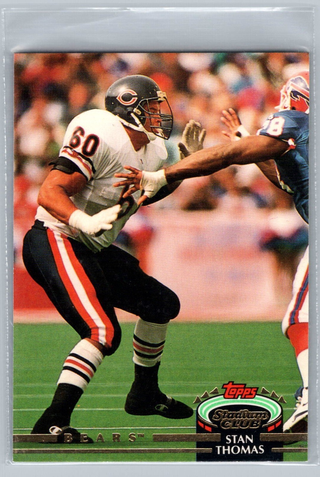 1992 TOPPS STADIUM CLUB CARD # 195 Stan Thomas - Chicago Bears | eBay