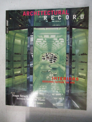 ARCHITECTURAL RECORD MAGAZINE SEPT 2003 SHOEBALOO NETHERLANDS BOHEN ...