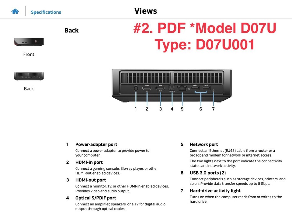RARE 2016 Alienware Alpha R1 D07U PC Intel Core i3 KeyBoard Mouse New ...