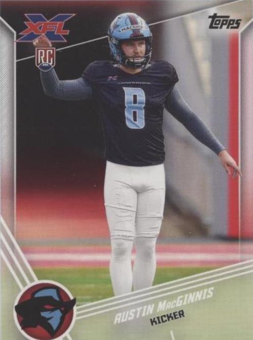 2020 Topps XFL - Austin MacGinnis #112 (RC) for sale online | eBay