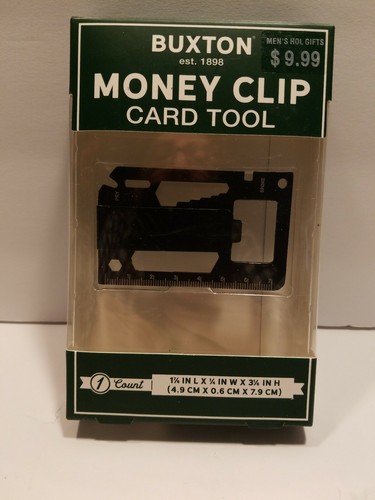 *NIB* Buxton Money Clip Card Multi-Tool 490441501363| eBay