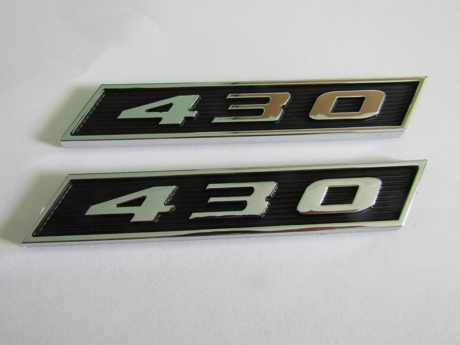 430 ENGINE SIZE HOOD SCOOP FENDER BODY EMBLEMS FITS BUICK RIVIERA ...