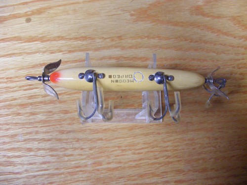 Beautiful Vintage Original Wooden 130 Heddon Torpedo in Perch Color | eBay