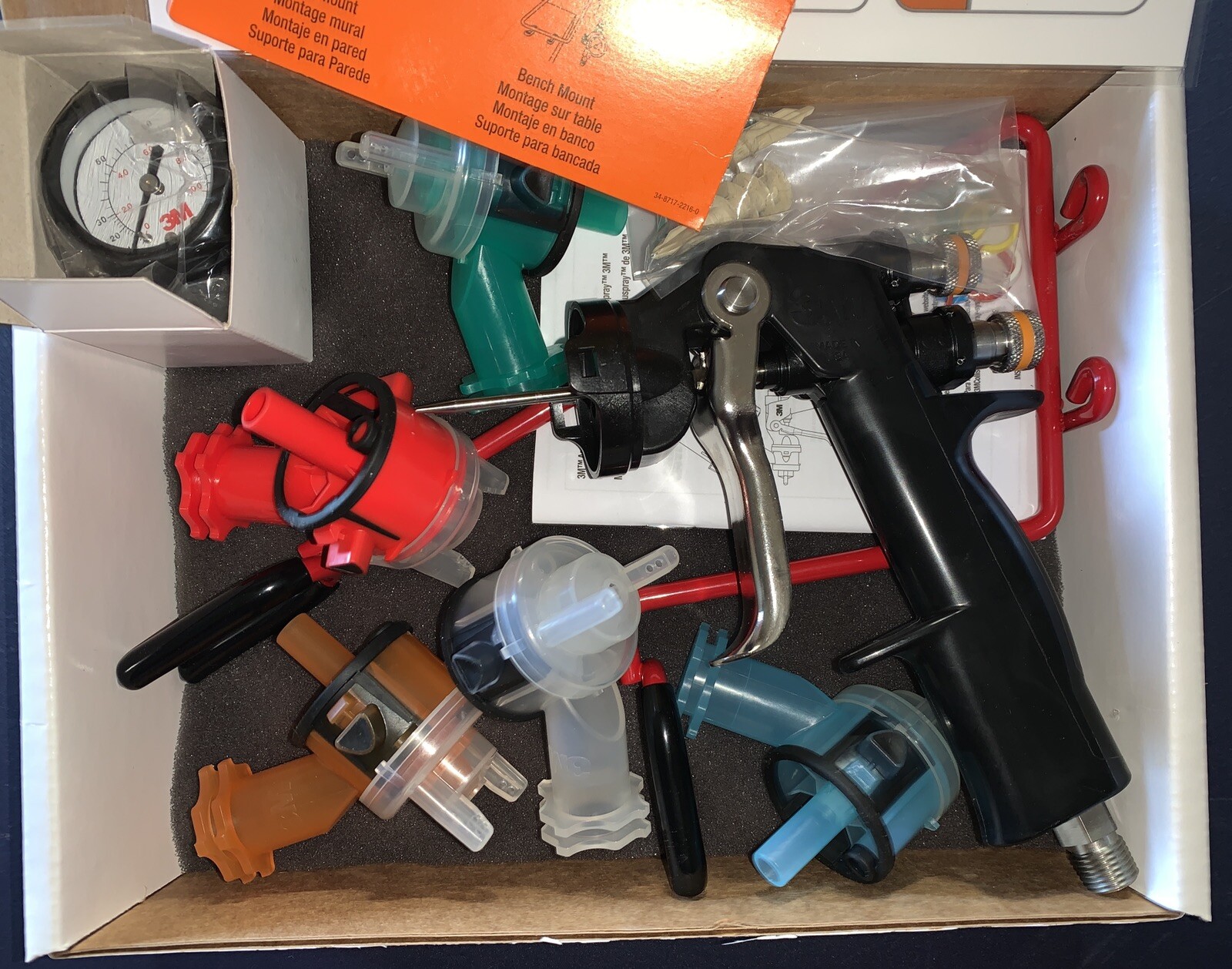 3M 16578 Accuspray ONE Spray Gun Kit with Spray Gun Hanger | eBay