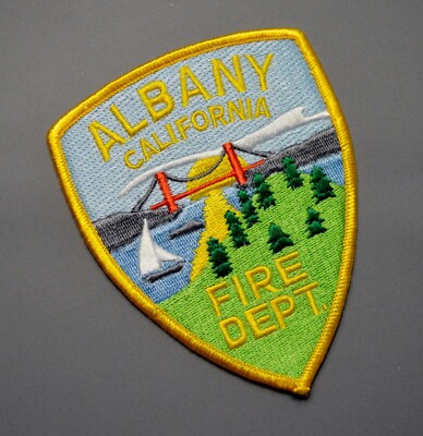 Albany California Fire Dept. Patch ++ Mint Alameda County CA | eBay