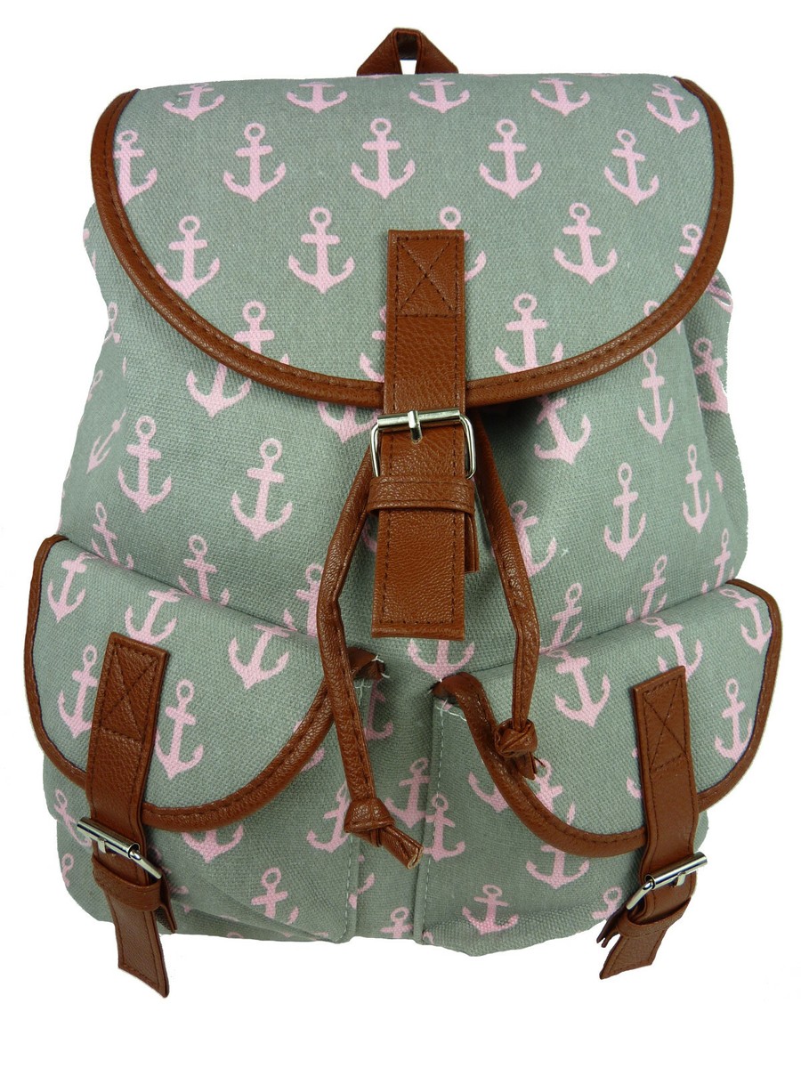 Nautical Canvas Backpacks