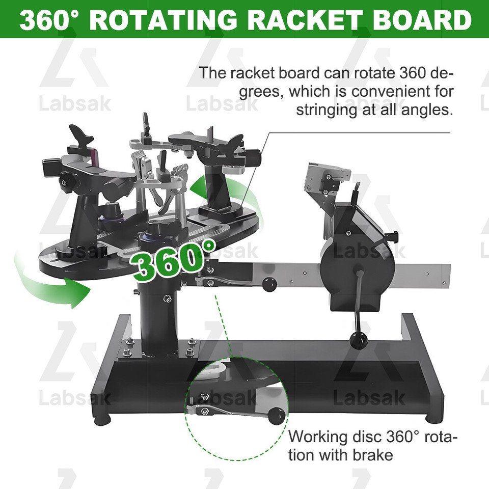 Manual Badminton Racket Stringing Machine Tabletop Tennis Rackets ...