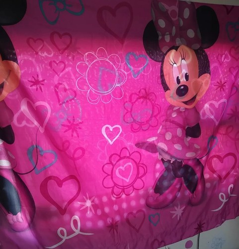 Disney Minnie Mouse Window Panels Curtains Drapes Pink Bow-tique 42quot ...