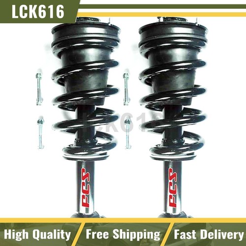 FCS Shocks Struts Coil Springs Front 2X For 2014-2017 GMC Sierra 1500 ...