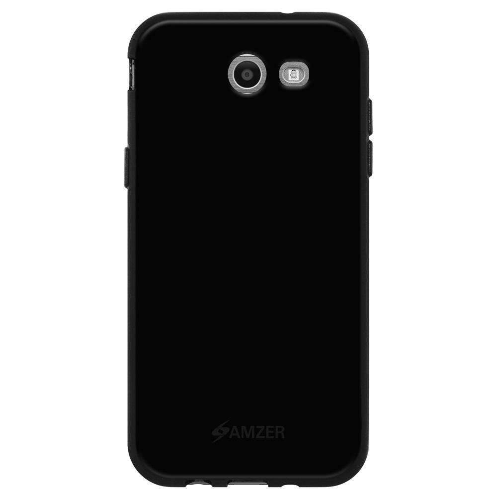AMZER Soft Gel Pudding TPU Case - Black for Samsung Galaxy J3 Emerge SM ...