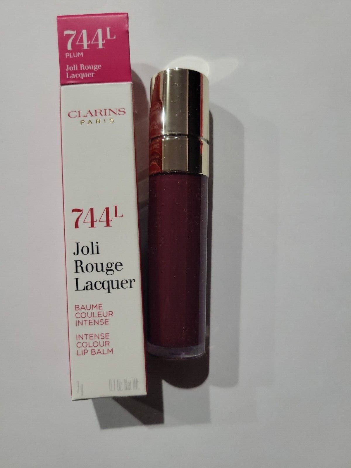 Clarins Joli Rouge Lacquer Lip Balm Full Size NIB | eBay