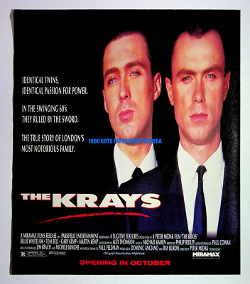 The Krays Miramax Films 1990 Trade Print Magazine Ad Poster ADVERT | eBay