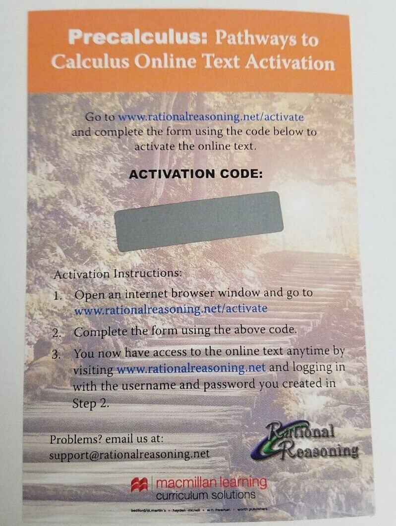 Precalculus Pathways to Calculus Student Workbook 6th Edition for sale ...