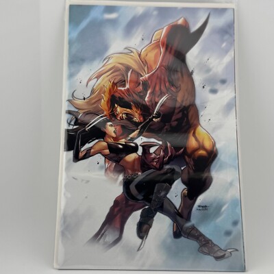 WOLVERINE #44 STEPHEN SEGOVIA EXCLUSIVE VIRGIN VARIANT X-23 SABERTOOTH ...