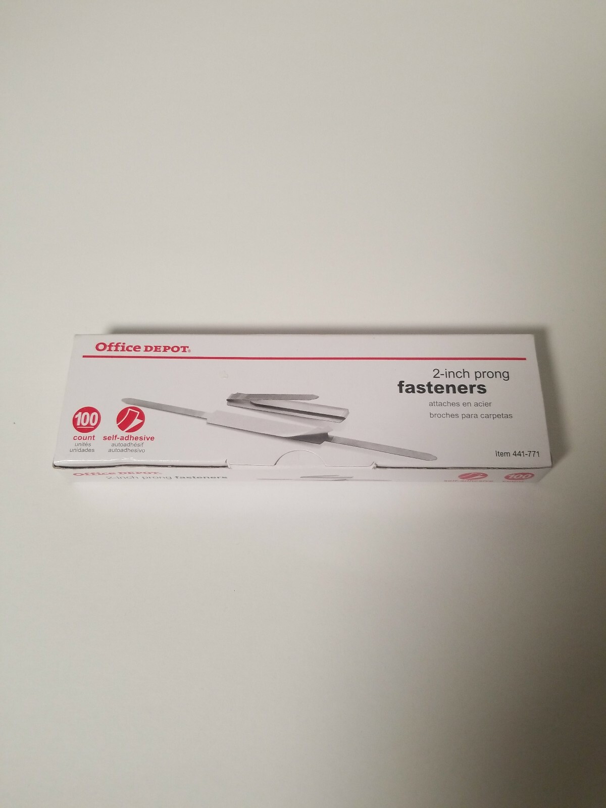 office depot 2 inch prong fasteners 100 count | eBay
